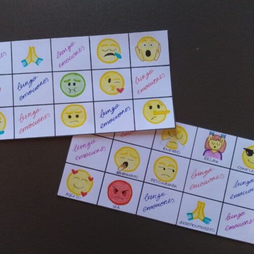 Bingo de las emociones - Krimera - Recurso inteligencia emocional