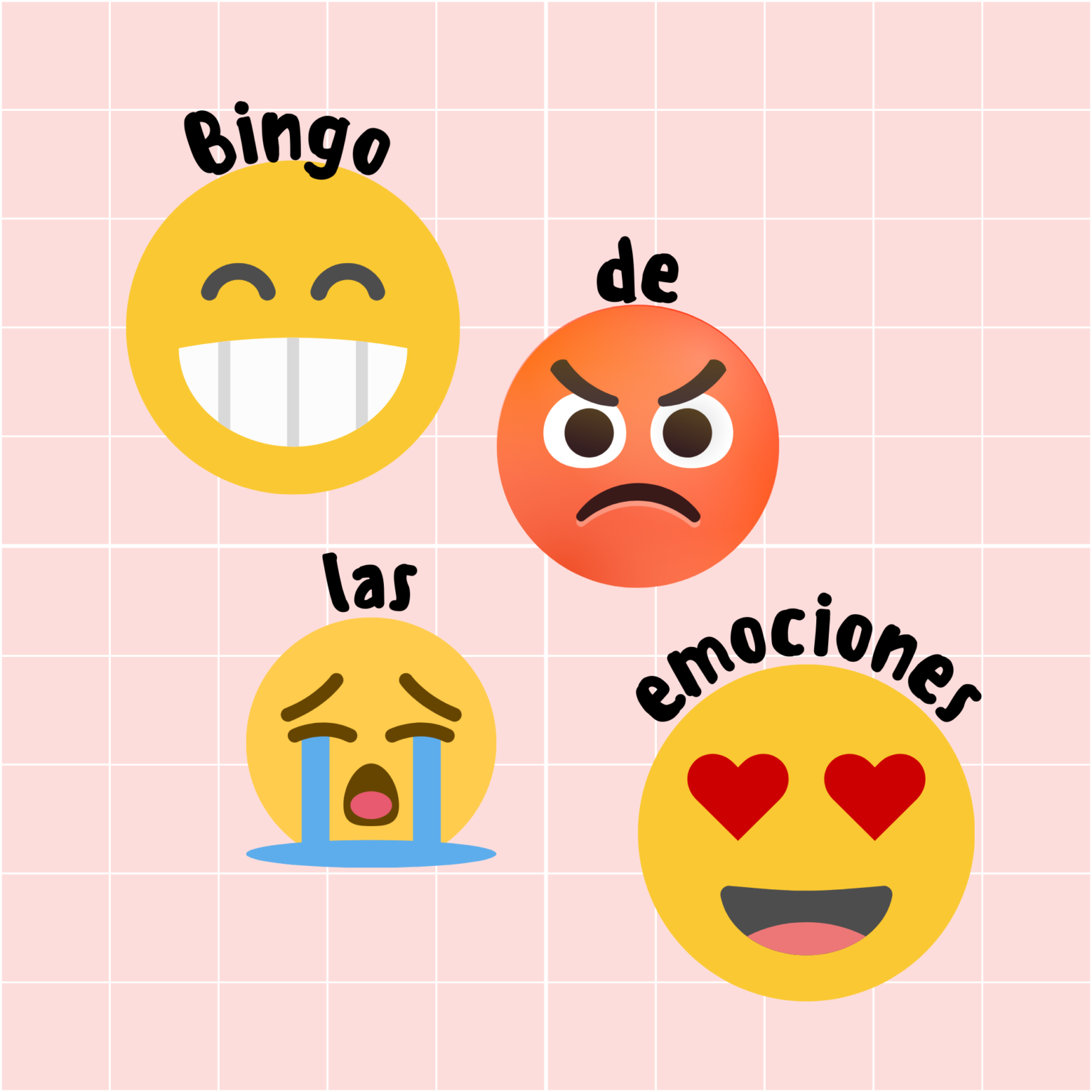 Bingo de las emociones - Krimera - Recurso inteligencia emocional